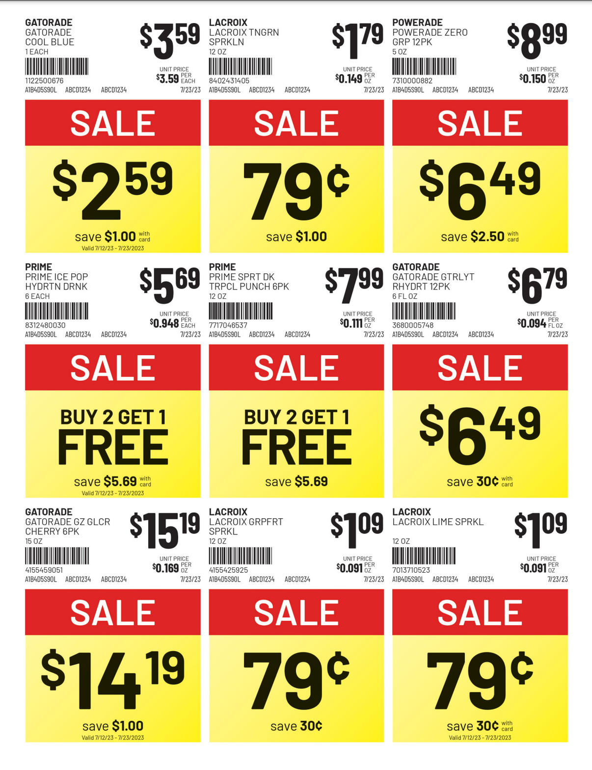 PROMO SHELF LABELS – Sale Price Stickers | Vestcom Shop